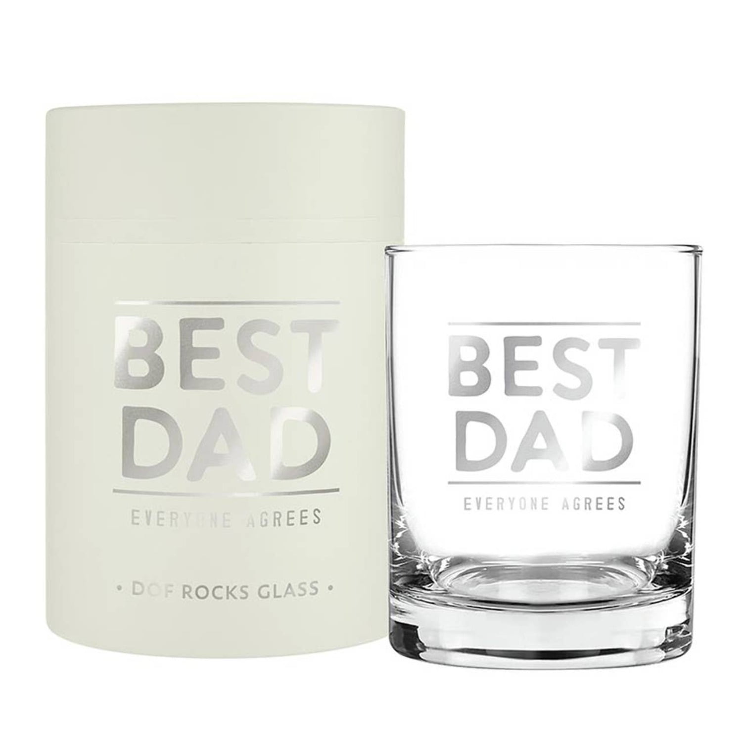 Best Dad DOF Rocks Glass - Walmart.com