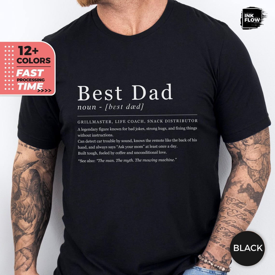 Best Dad Definition T-Shirt, Father’s Day Tee for Him, Cool TShirt for ...