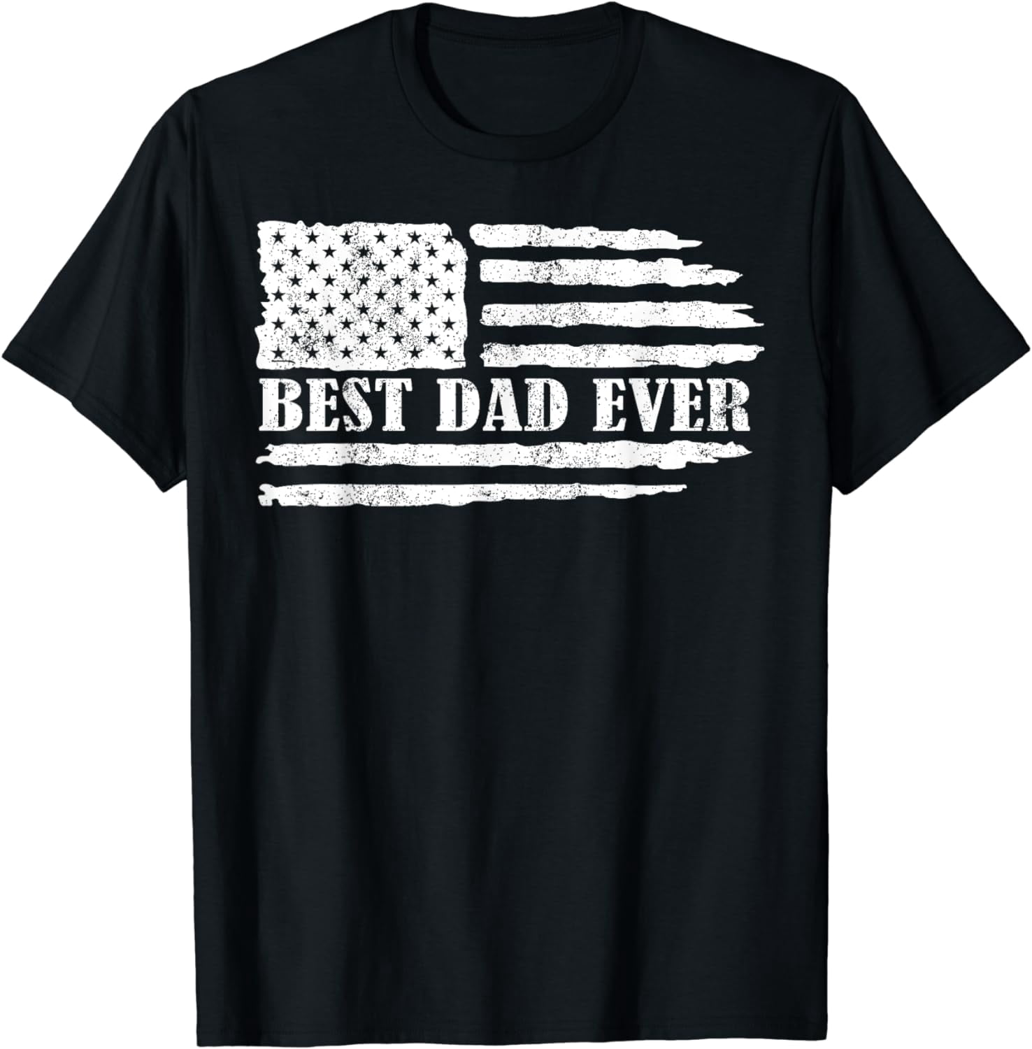 Best Dad Ever American Flag Tee From Daughter, Son T-Shirt - Walmart.com