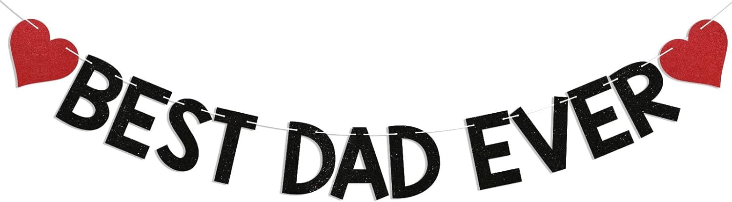 Best Dad Ever Banner - Father's Birthday Decor, Feliz Dia Del Padre ...
