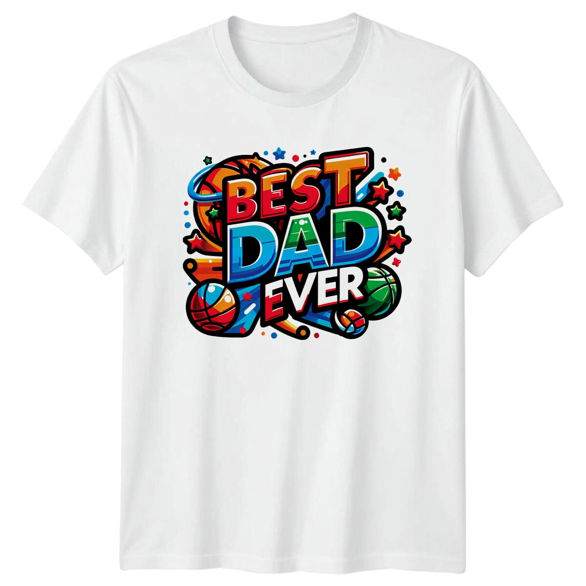 Best Dad Ever Basketball T-Shirt, Father's Day For Dad - Walmart.com