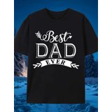 Best Dad Ever Bold Cursive Lettering Summer Unisex T-Shirt, S - 5XL ...