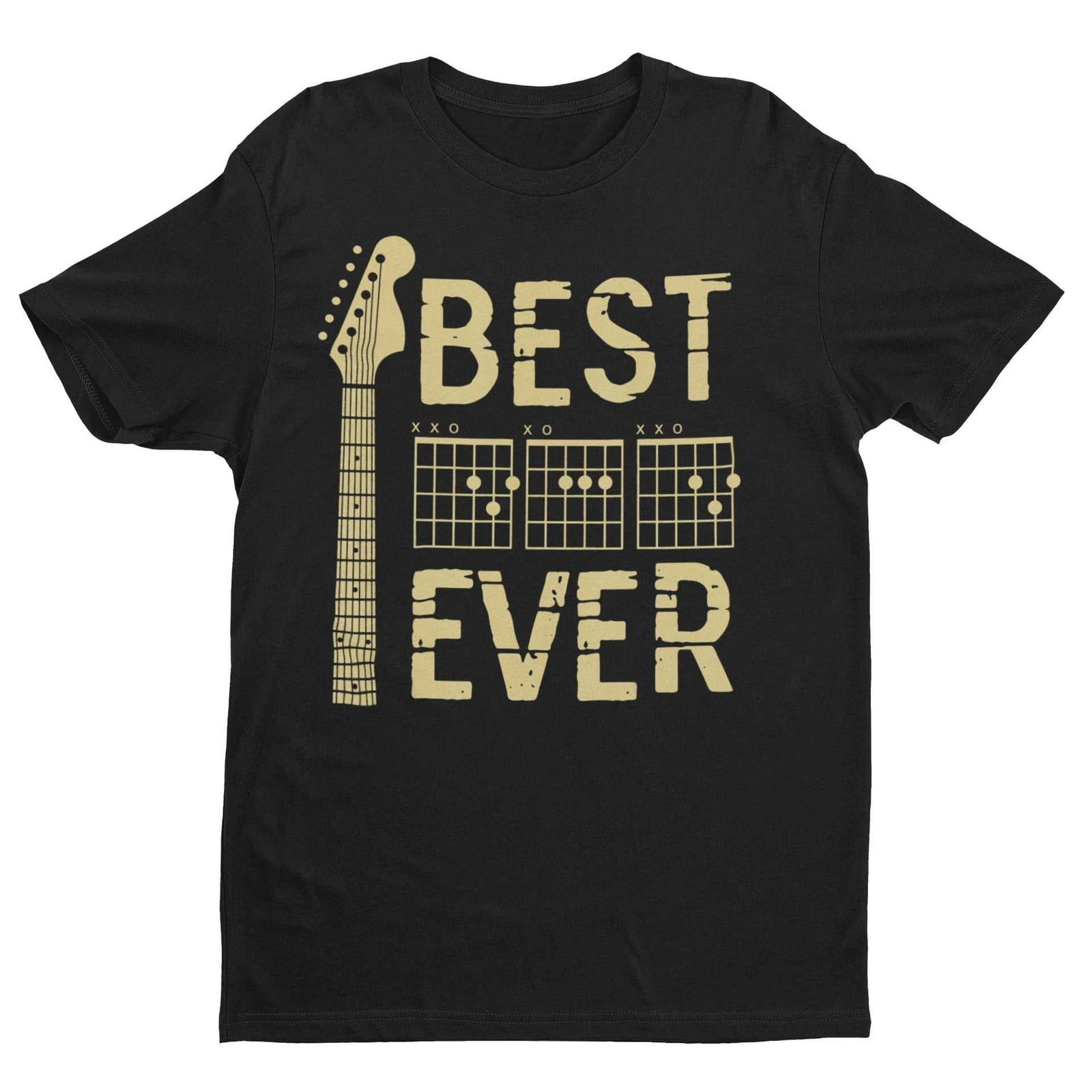 Best Dad Ever DAD in Chords Tab Guitar T Shirt Fathers Day Gift Idea ...