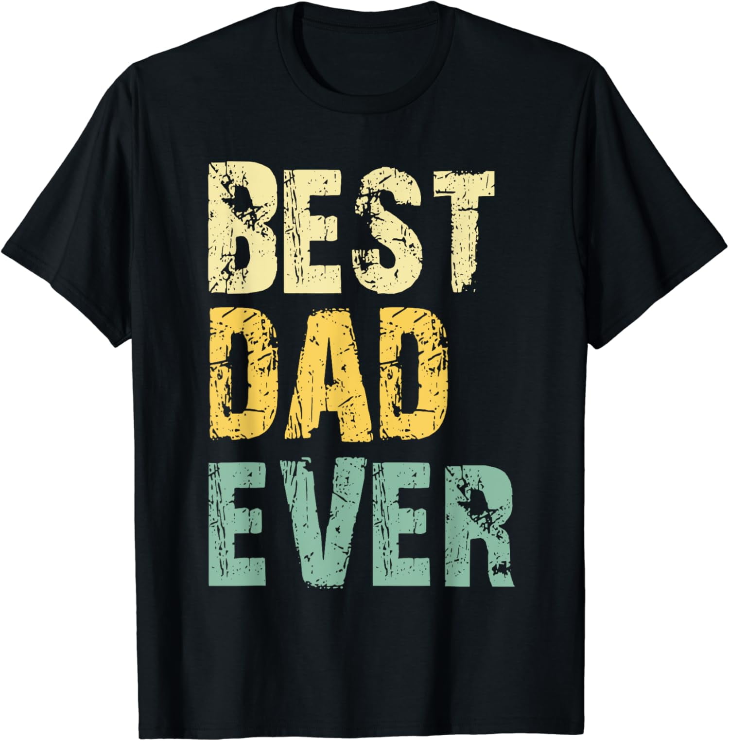 Best Dad Ever Family Cool Retro Vintage T-Shirt - Walmart.com