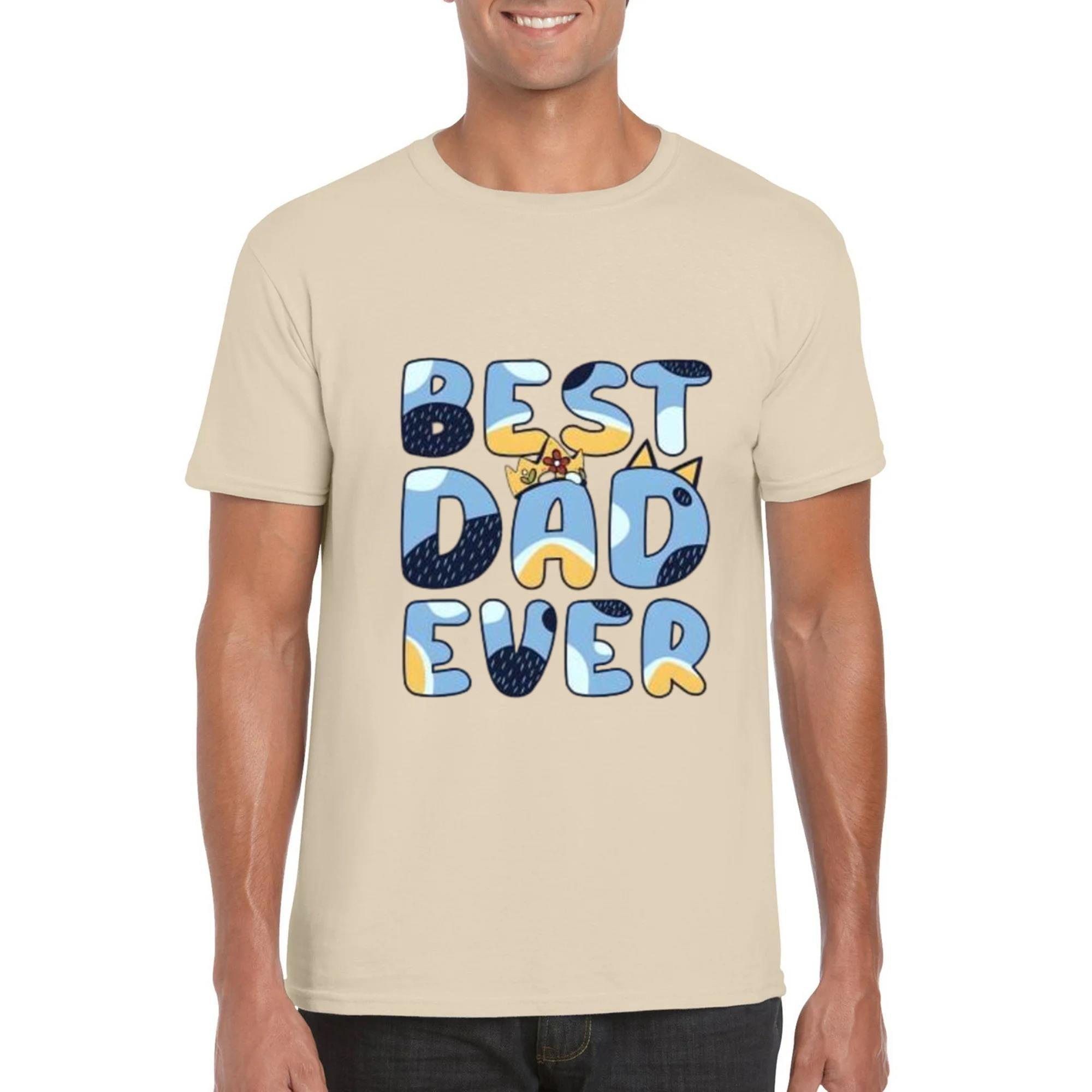 Best Dad Ever Fathers Day Daddy Trip Family Vacation Blue T-Shirt, for ...