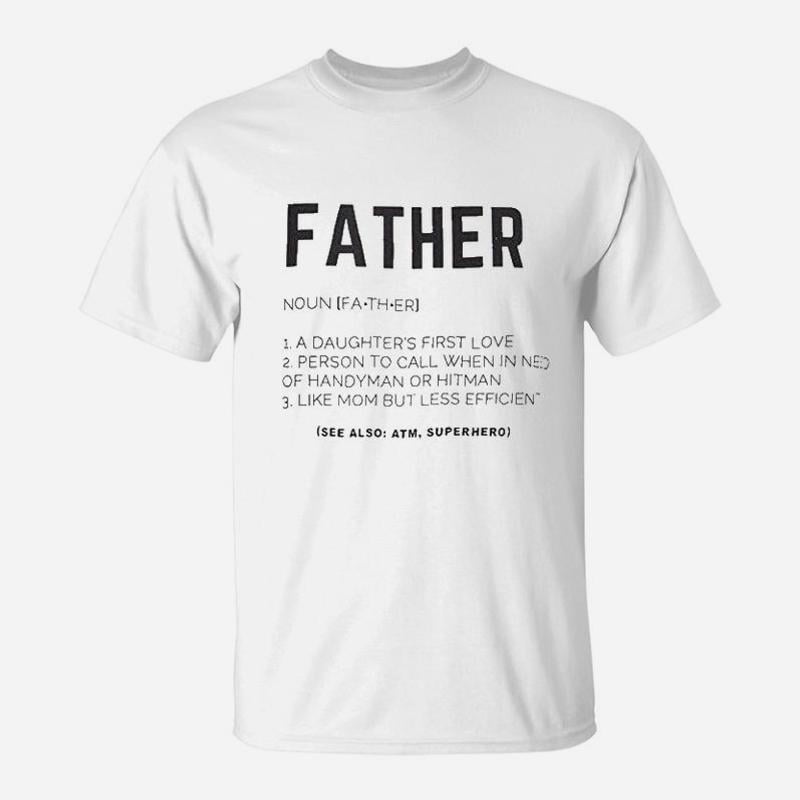 Best Dad Ever First Fathers Day Grandpa Gift Funny TShirt - Walmart.com