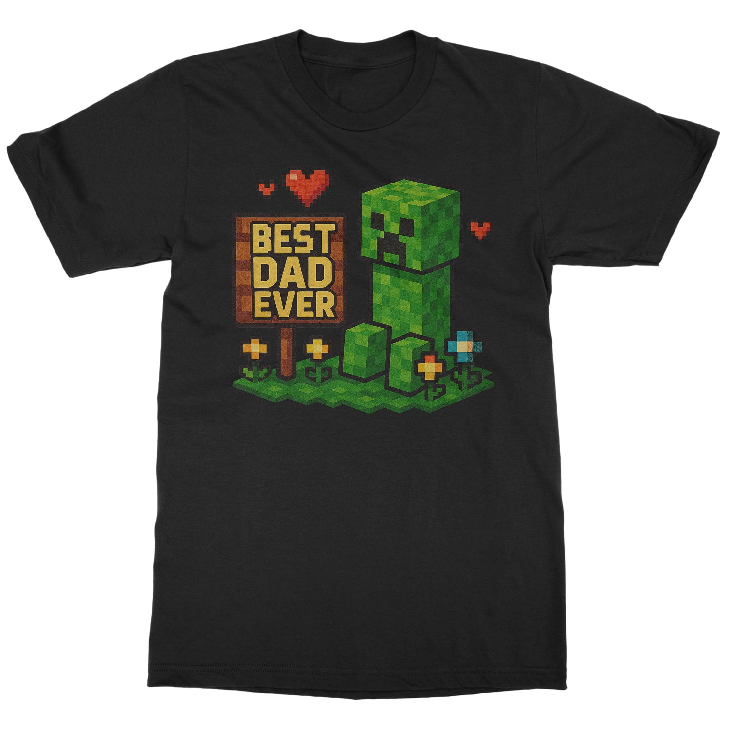 Best Dad Ever Gaming Daddy Pixel - Funny Fathers Day Unisex T-Shirt ...