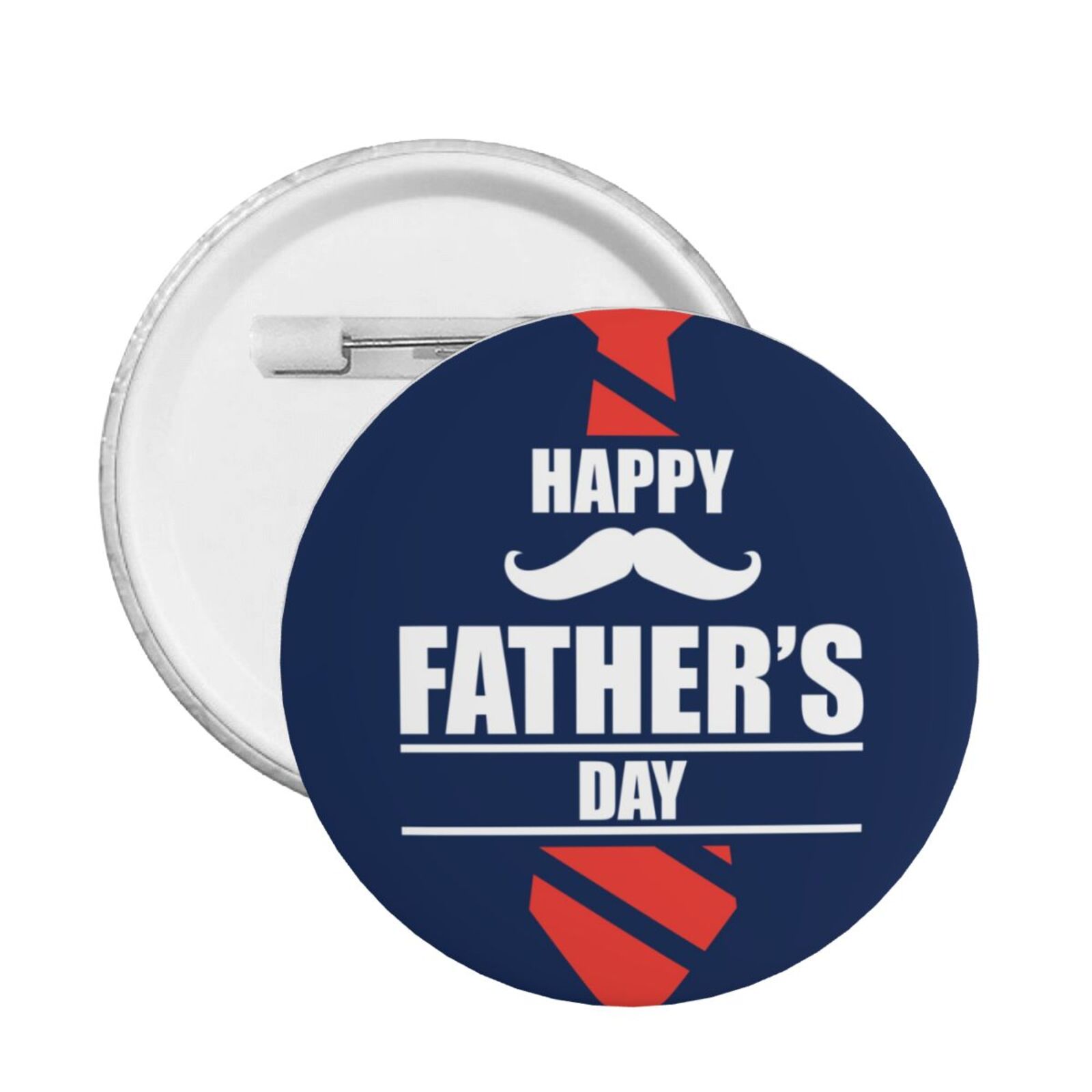 Best Dad Ever Happy Father'S Day Circular Button Fashion Badge ...