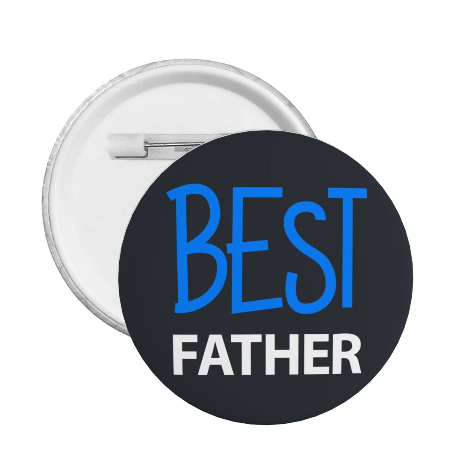 Best Dad Ever Happy Father'S Day Circular Button Fashion Badge ...