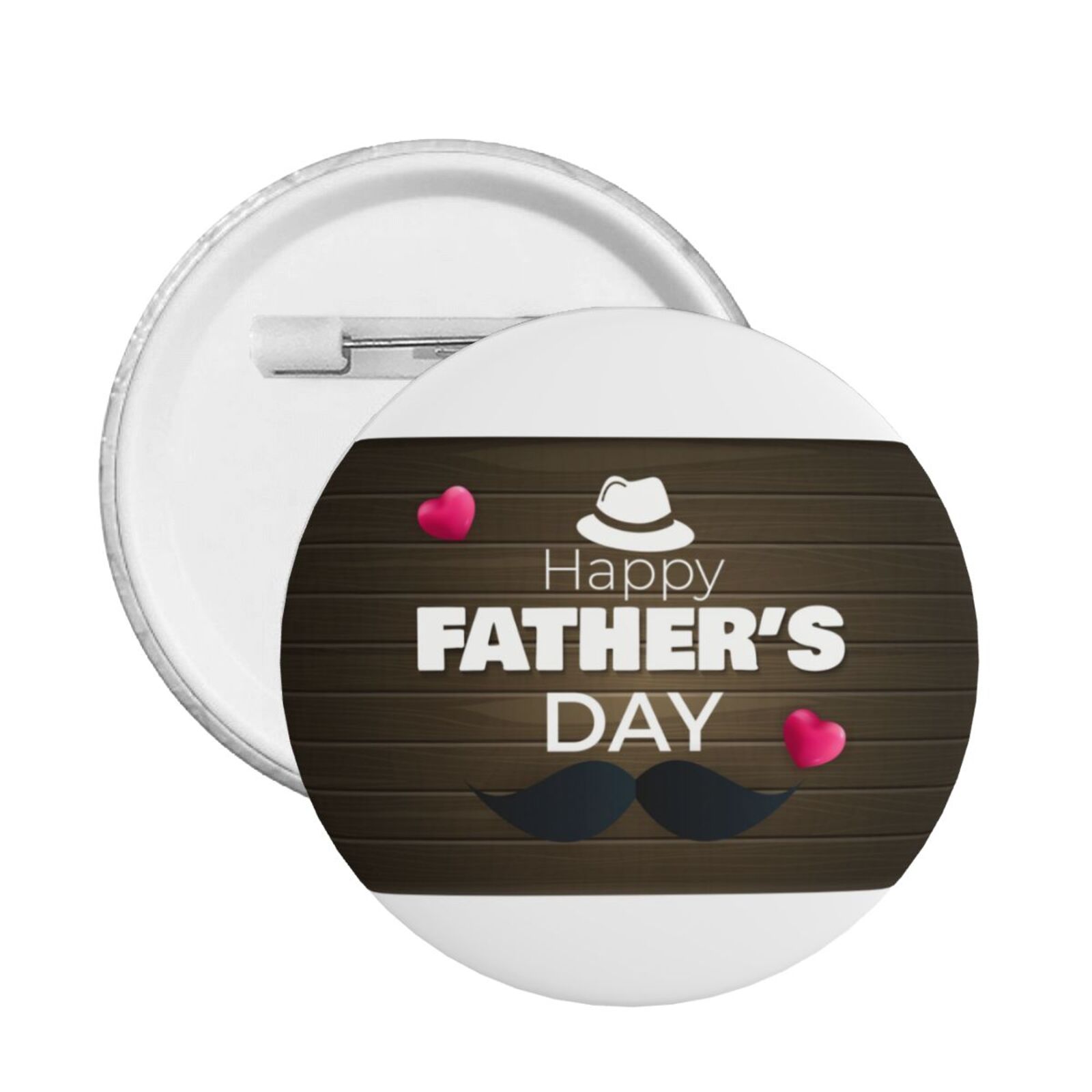 Best Dad Ever Happy Father'S Day Circular Button Fashion Badge ...