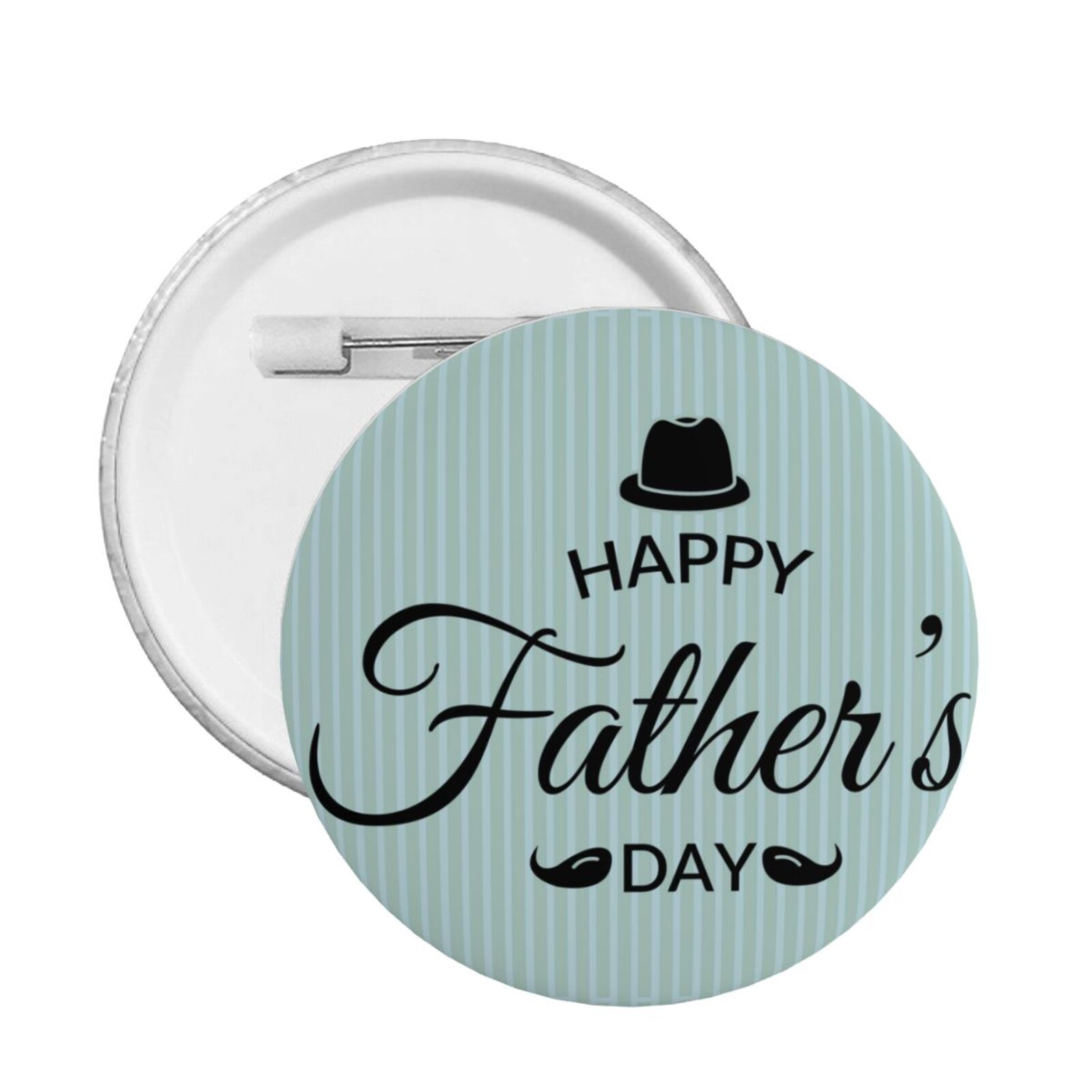 Best Dad Ever Happy Father'S Day Circular Button Fashion Badge ...