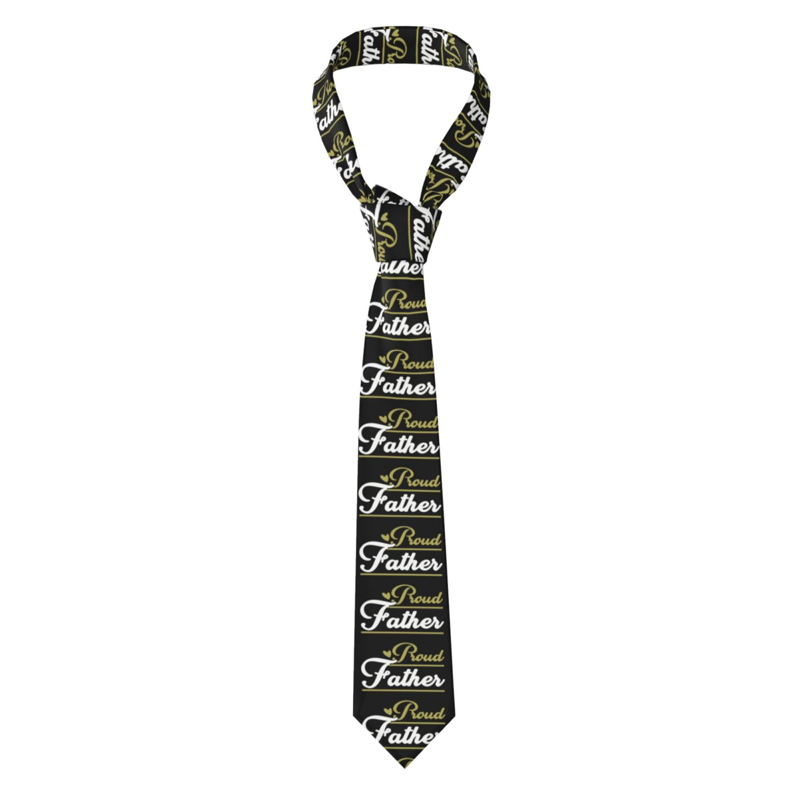 Best Dad Ever Happy Father's Day Ties for Men Business Wedding Party ...