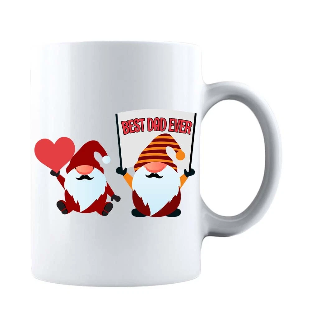 Best Dad Ever Merry Moments Gnome Funny 11 oz Coffee Mug - Walmart.com