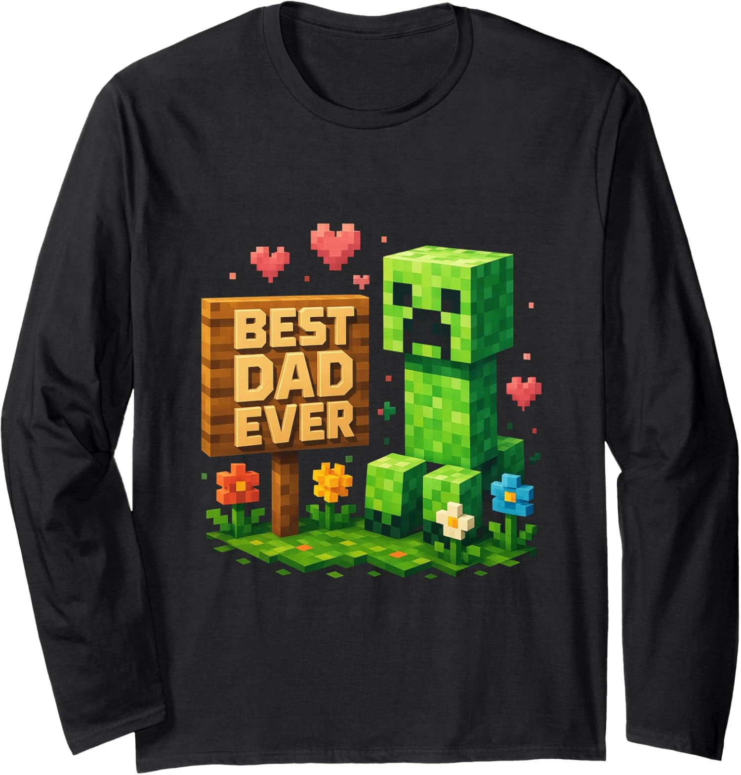 Best Dad Ever - Pixel Gaming Design - Funny Father's Day Gift for Gamer ...