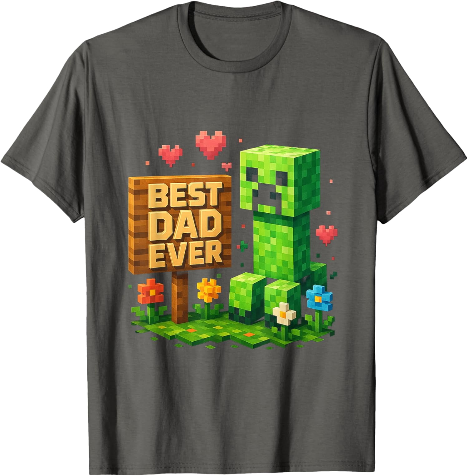 Best Dad Ever - Pixel Gaming Design - Funny Father's Day Gift for Gamer ...