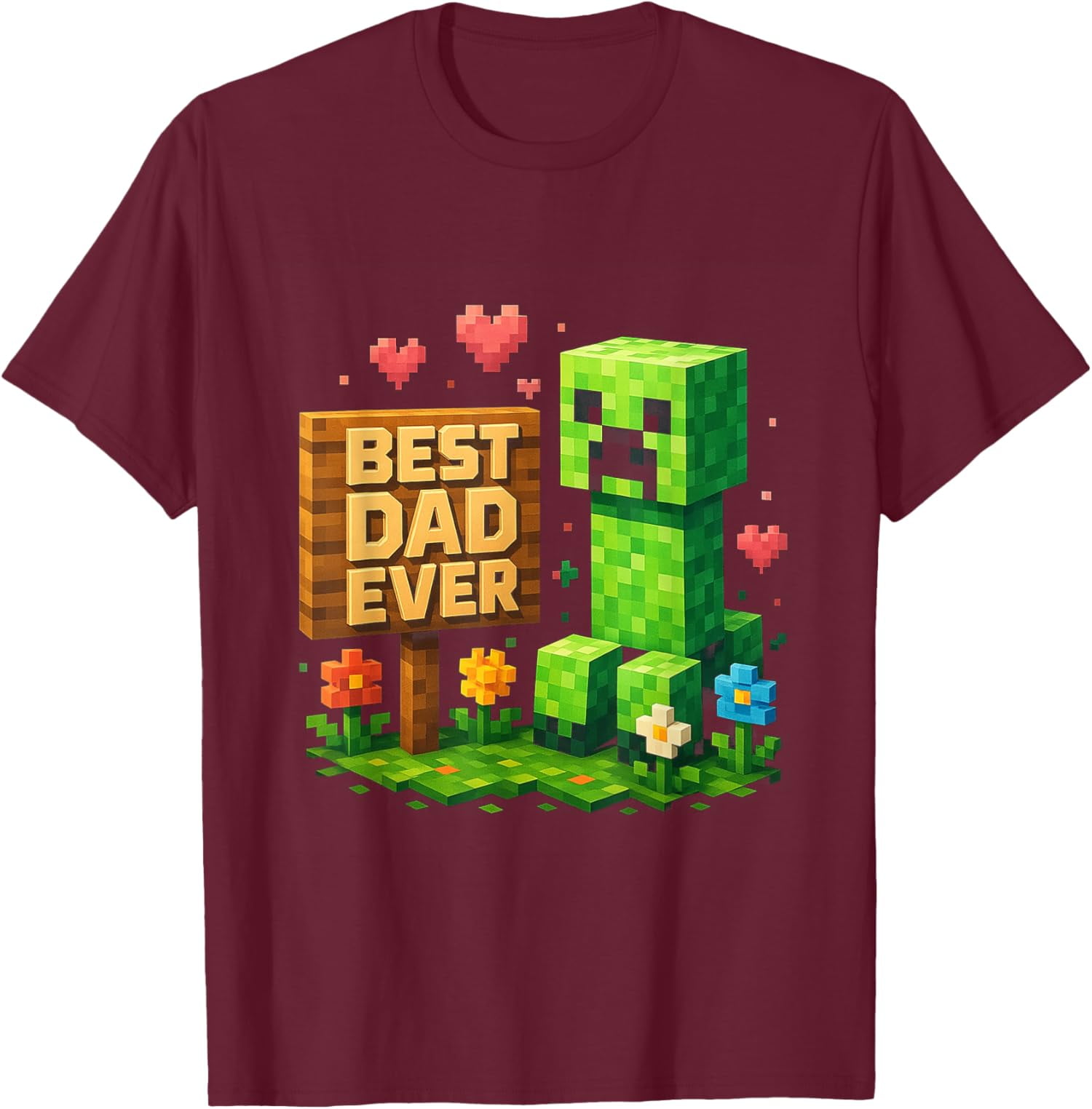 Best Dad Ever - Pixel Gaming Design - Funny Father's Day Gift for Gamer ...