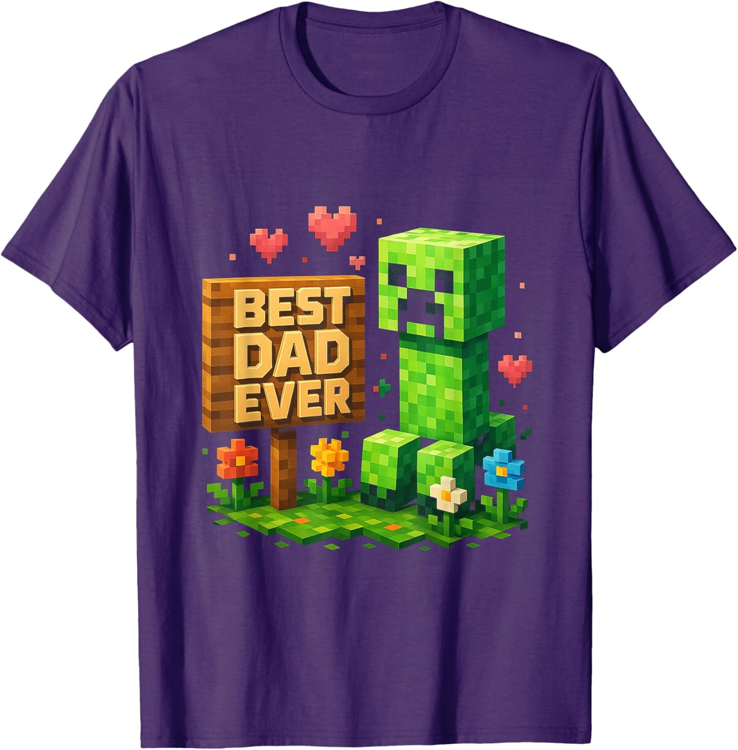 Best Dad Ever - Pixel Gaming Design - Funny Father's Day Gift for Gamer ...