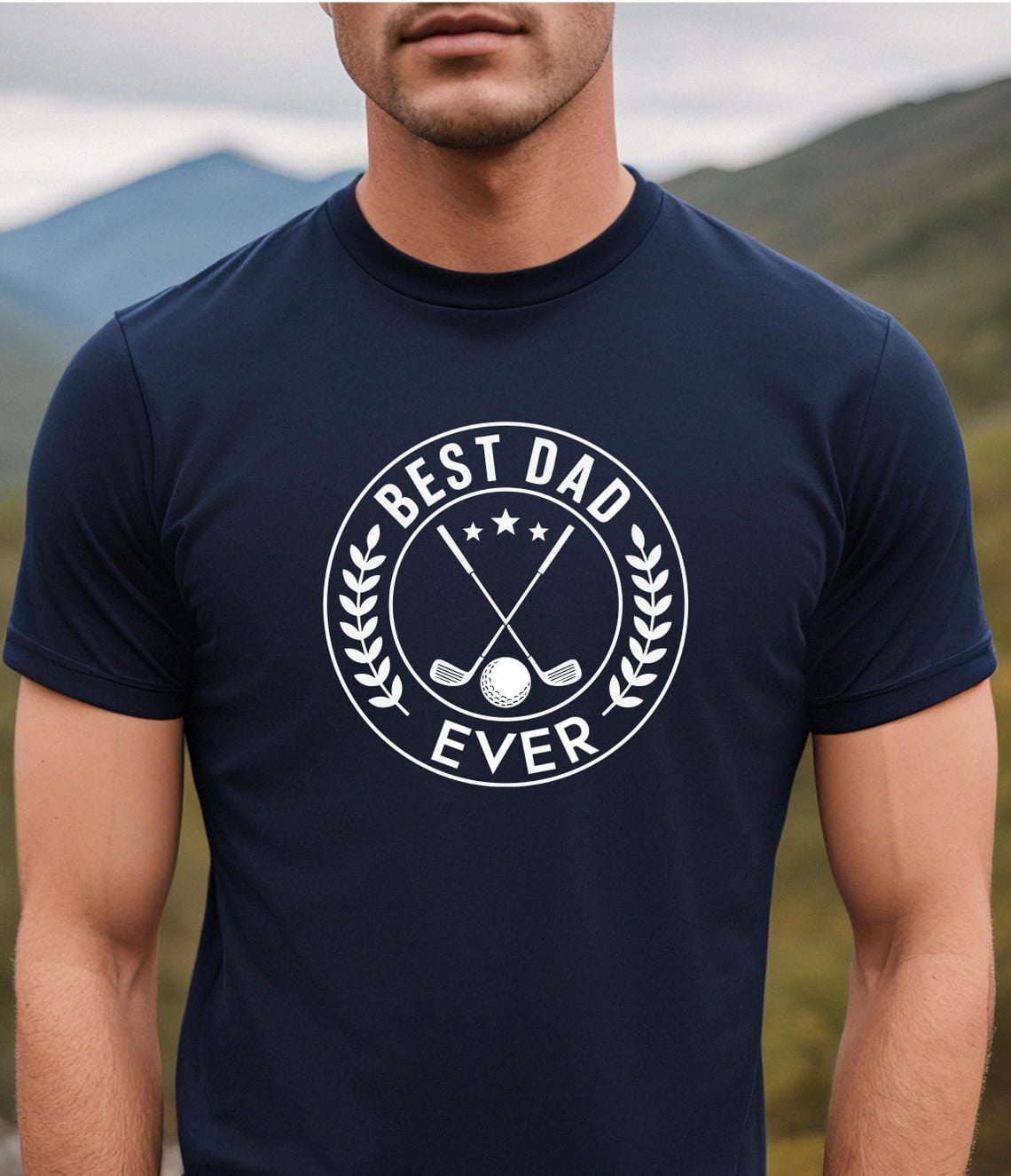 Best Dad Ever Shirt, Him, Mens Outdoor Tee, Cool Dad Outfit, Father Tee ...