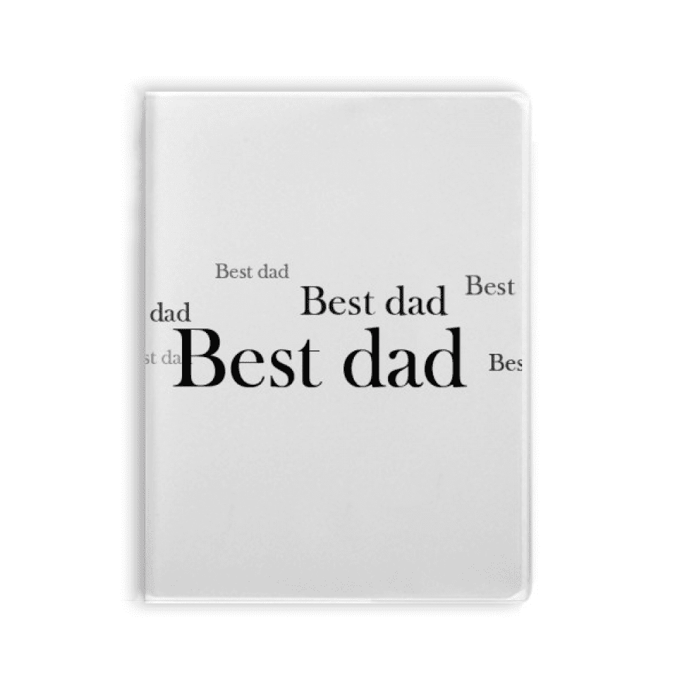 Best Dad Festival Quote Art Deco Fashion Notebook Gum Cover Diary Soft ...