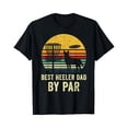 Best Dad Gift Red Blue Heeler Cattle Dog Pet Owner Disc Golf T-Shirt ...