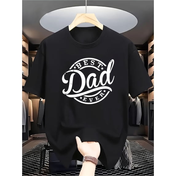 Best Dad Graphic Typography Pure Cotton Casual Unisex T-Shirt, S - 5XL ...