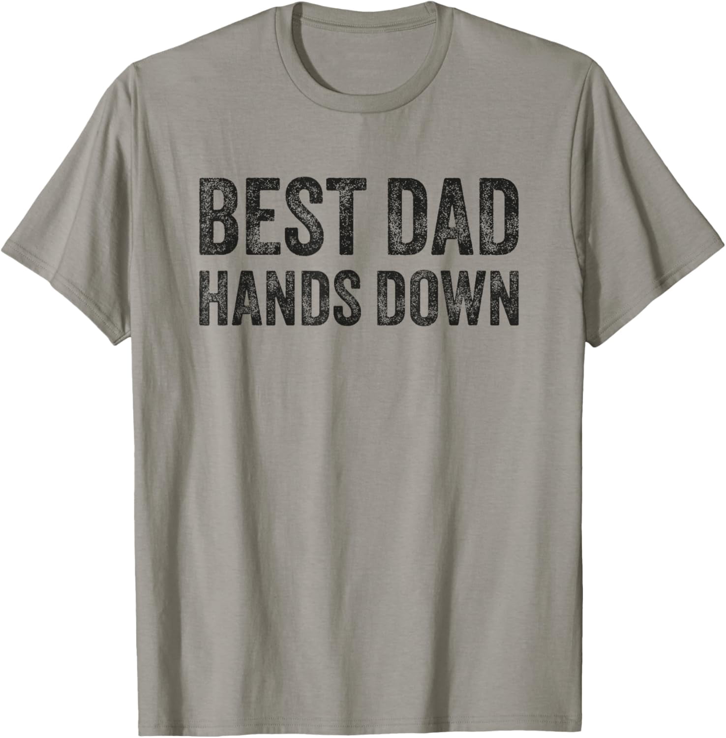 Best Dad Hands Down Shirt Craft Handprint T-Shirt - Walmart.com
