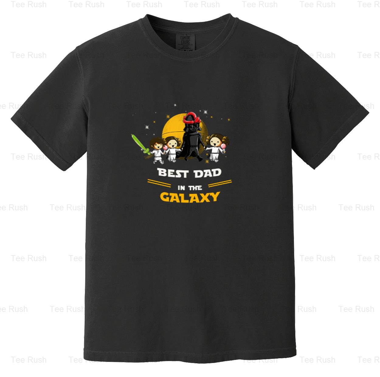 Best Dad In The Galaxy Awesome Father's Day Space Theme, Comfort Color ...