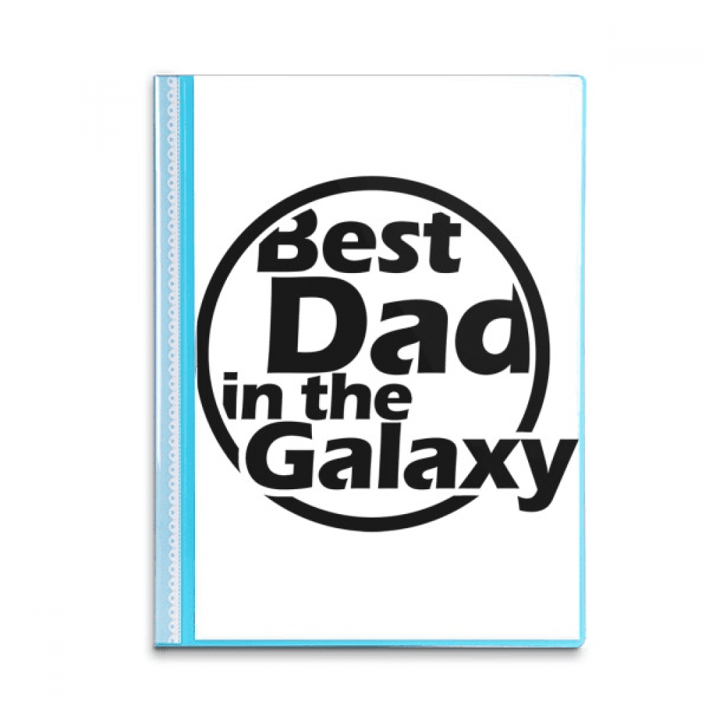 Best Dad In The Galaxy Quote Father's Day Book Sheet Protectors ...