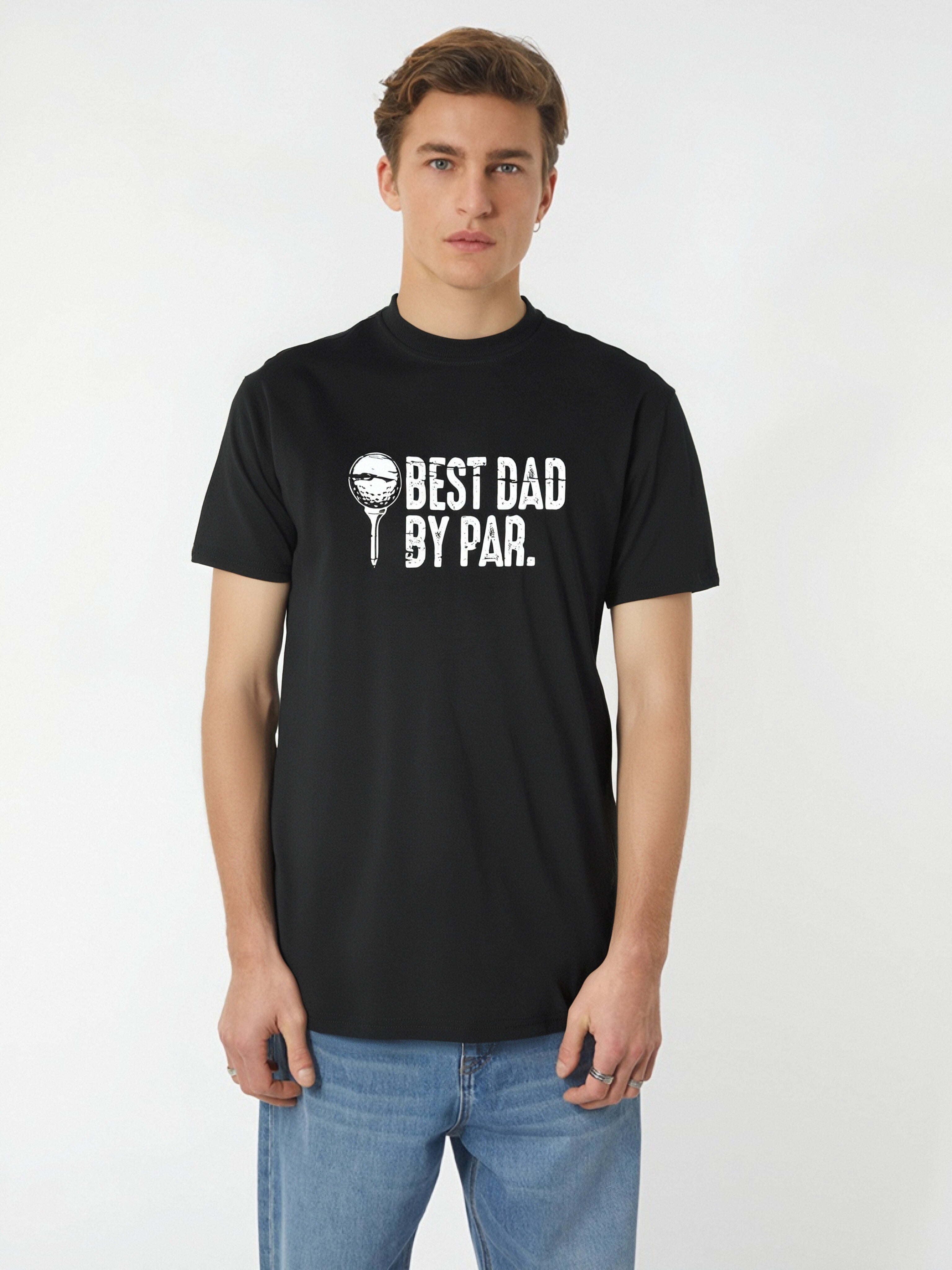 Best Dad By Par Funny Hilarious Graphic Tees For Christmas Anniversary Birthday Gift Premium T ...