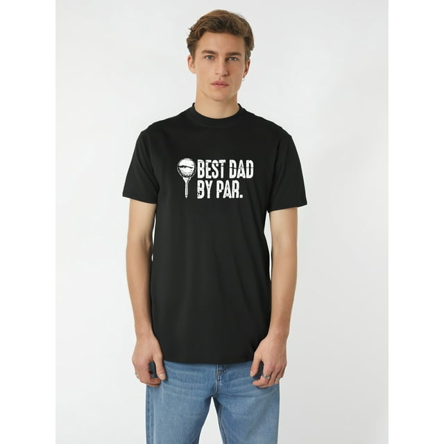 Best Dad By Par Funny Hilarious Graphic Tees For Christmas Anniversary ...