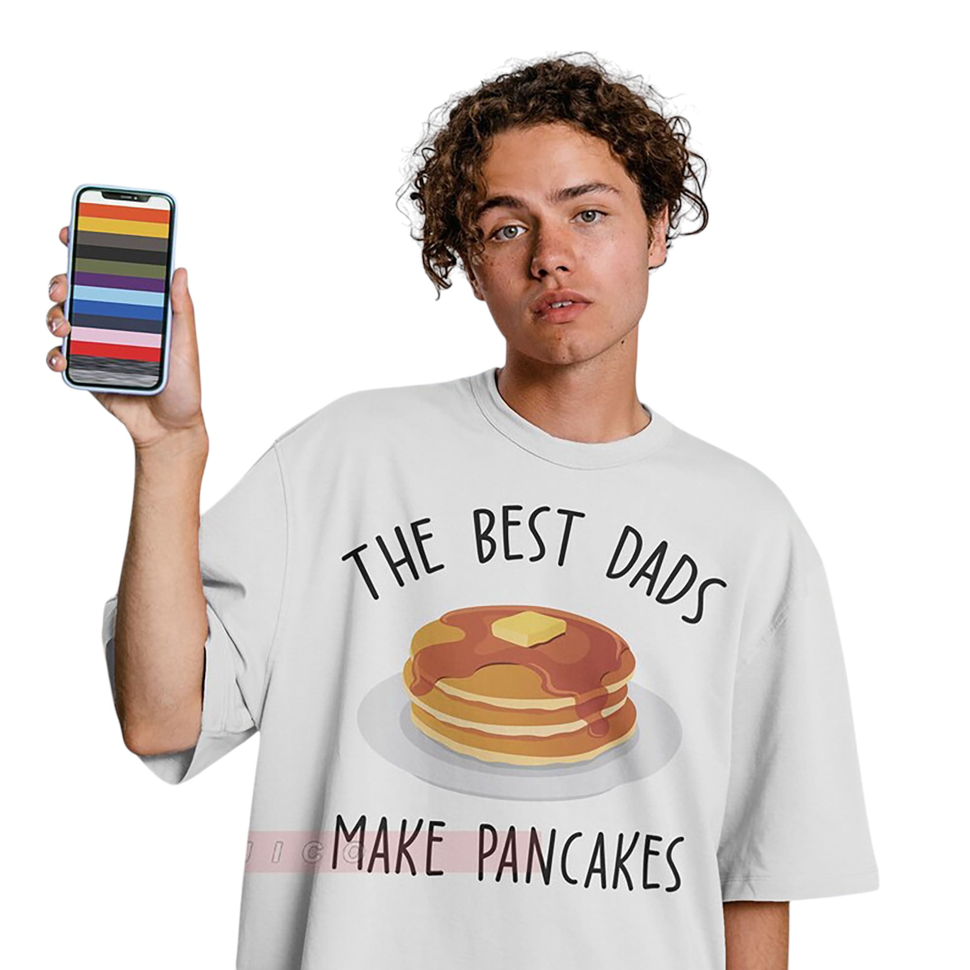 Best Dads Make Pancakes Retro Unisex Classic 2D T-Shirt - Vintage ...