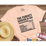 Best Daughter In Law Gift from Mother In Law Funny Family Shirts ...
