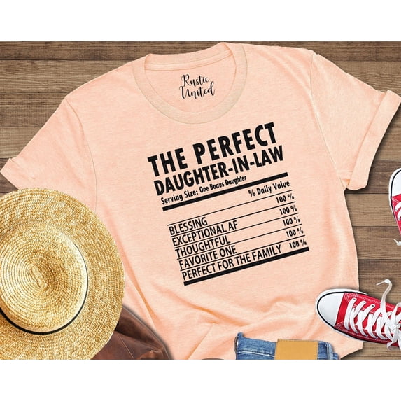 Best Daughter In Law Gift from Mother In Law Funny Family Shirts ...