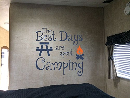 Best Days are Spent Camping Camper RV Decals - Vinyl Camper Decals ...