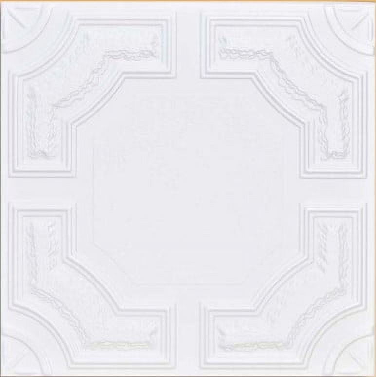 Best Deal! 20"x20" Caracas White Foam Ceiling Tile - 96pc Box - Walmart.com