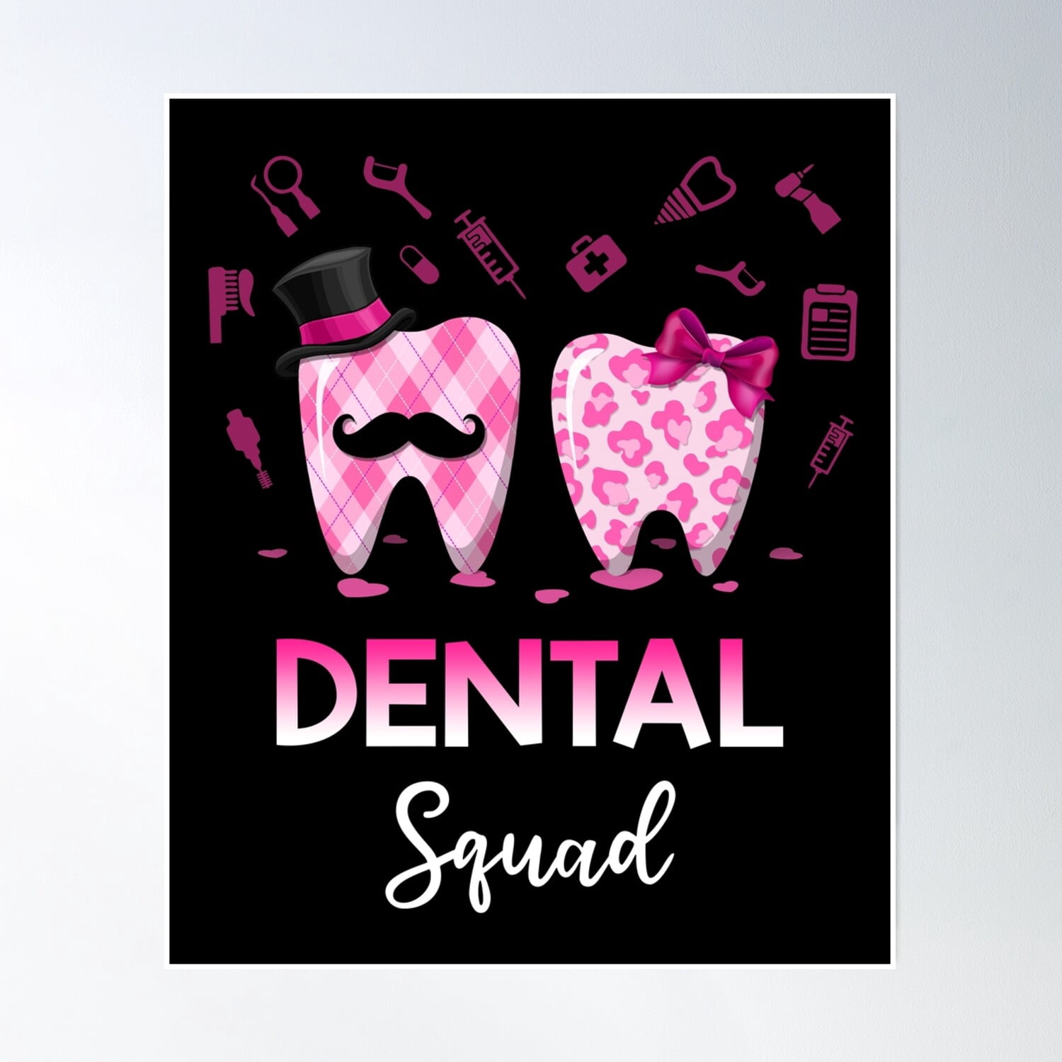 Best Dentist Valentines Couple Dental Assistant Nurse Nursery Nursing ...