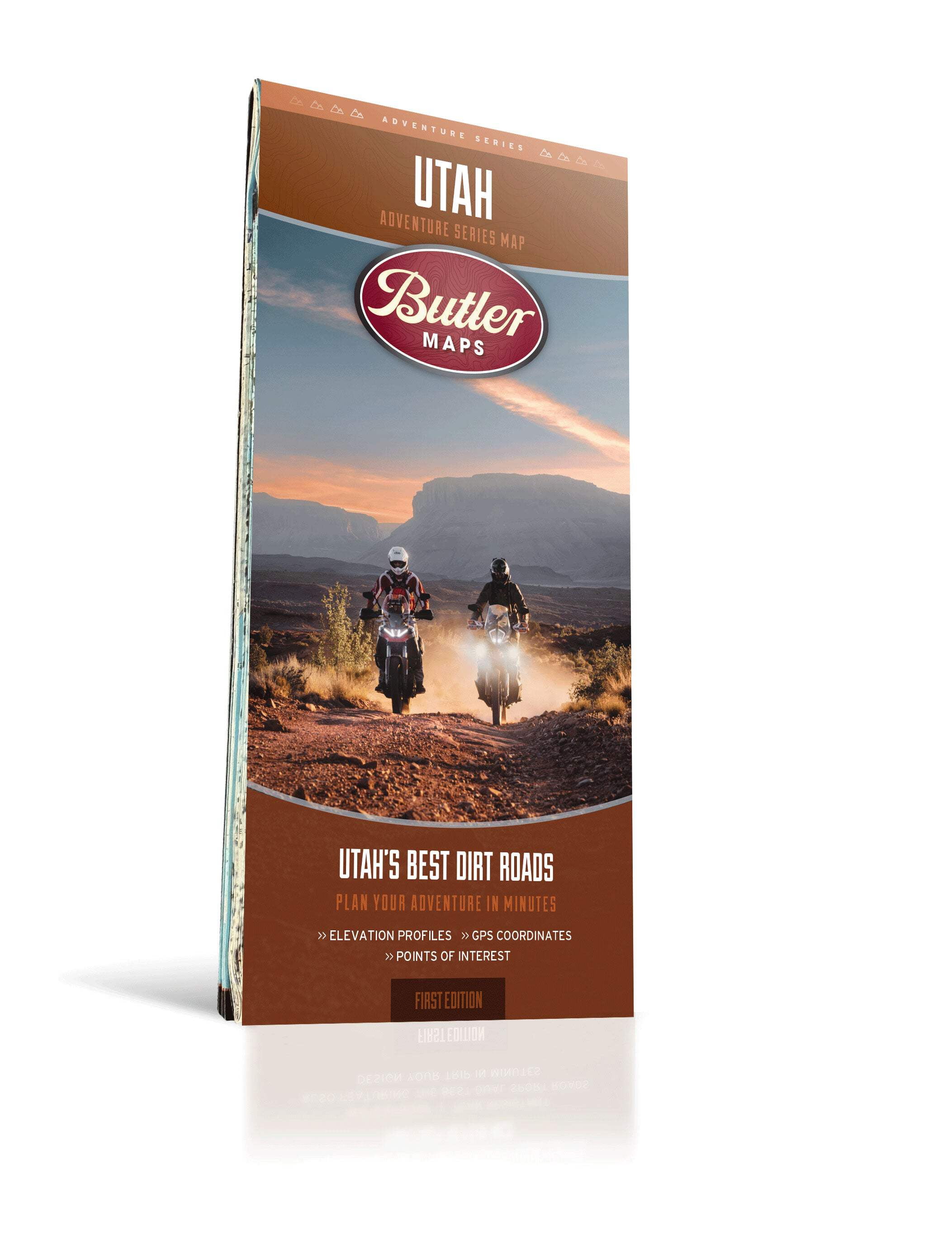 Best Dirt Roads in Utah - Utah Adventure Series Map - Walmart.com