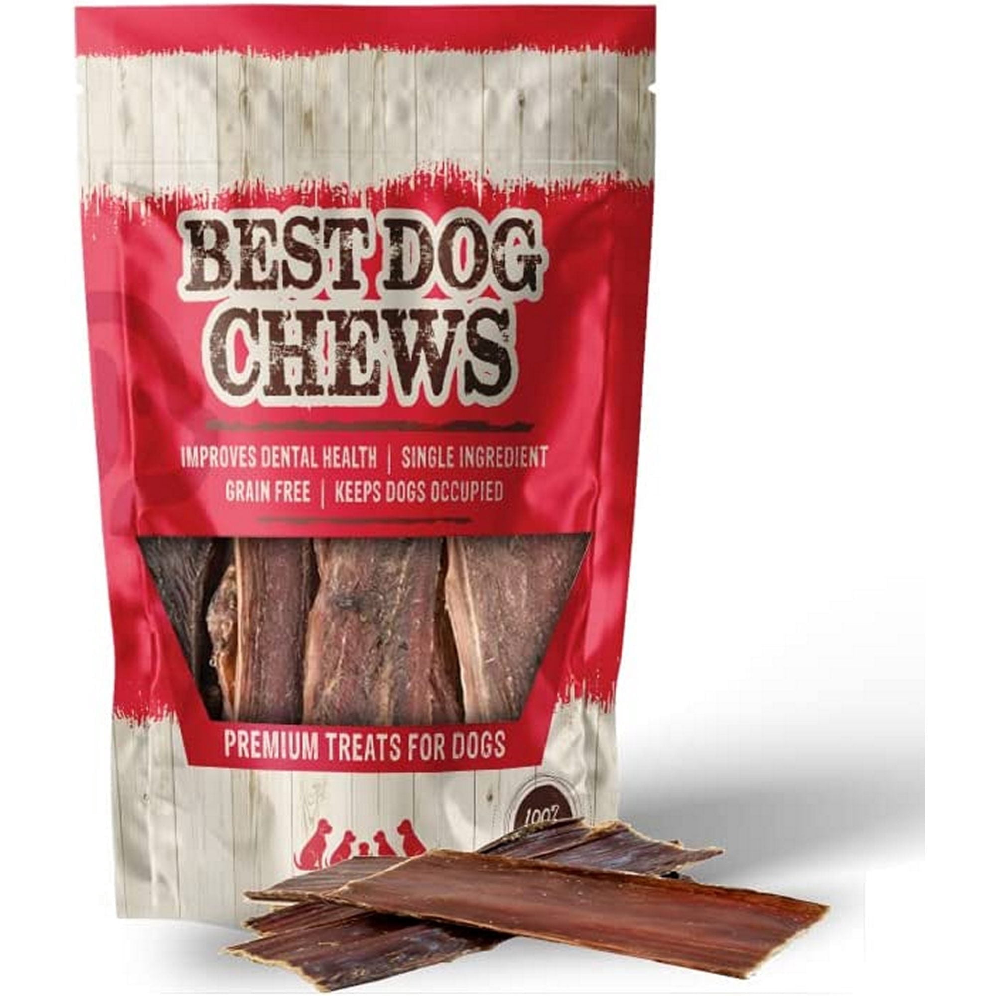 Best Dog Chews - Beef Gullet Strips for Dogs (6") 12-Count - Natural ...