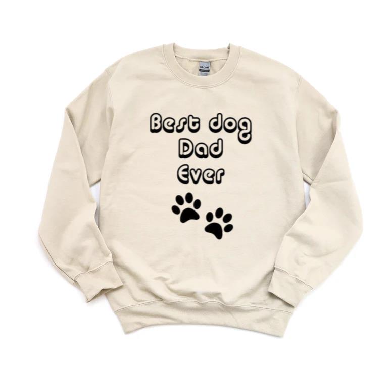 Best Dog Dad Cute Pet Lover Father's Day Gift Canine Papa Pup T-Shirt ...