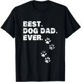 Best Dog Dad Ever American Flag Patriotic Pet Parent Present Unisex T ...