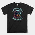 Best Dog Dad In The Galaxy Rottweiler Astronaut Graphic Unisex T-Shirt ...