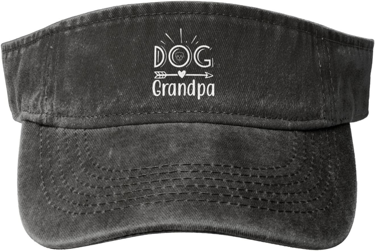 Best Dog Grandpa Hat Sports Sun Visors Empty Top Baseball Caps Funny