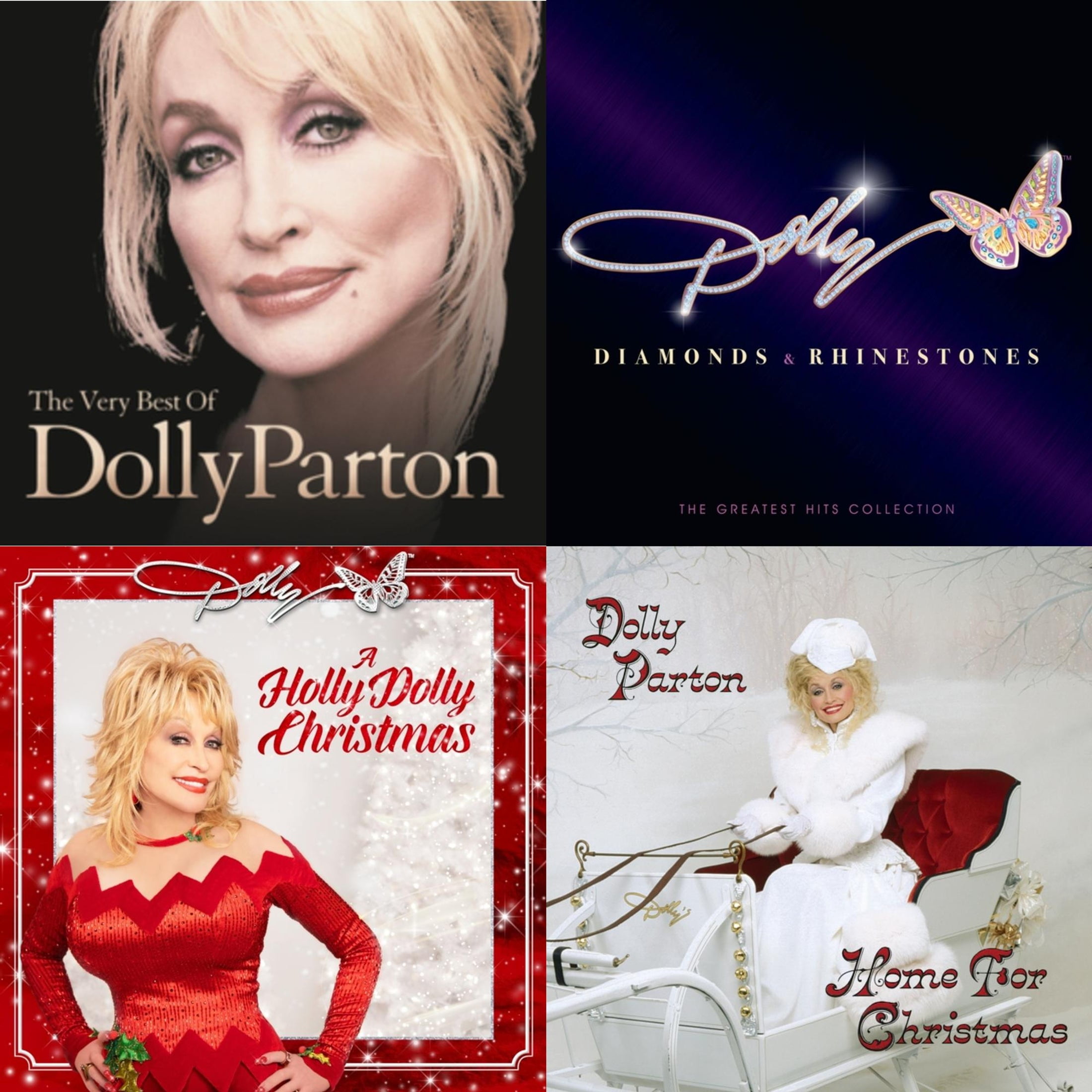 Very Best Of Dolly Parton (2LP) & Diamonds & Rhinestones: The Greatest ...