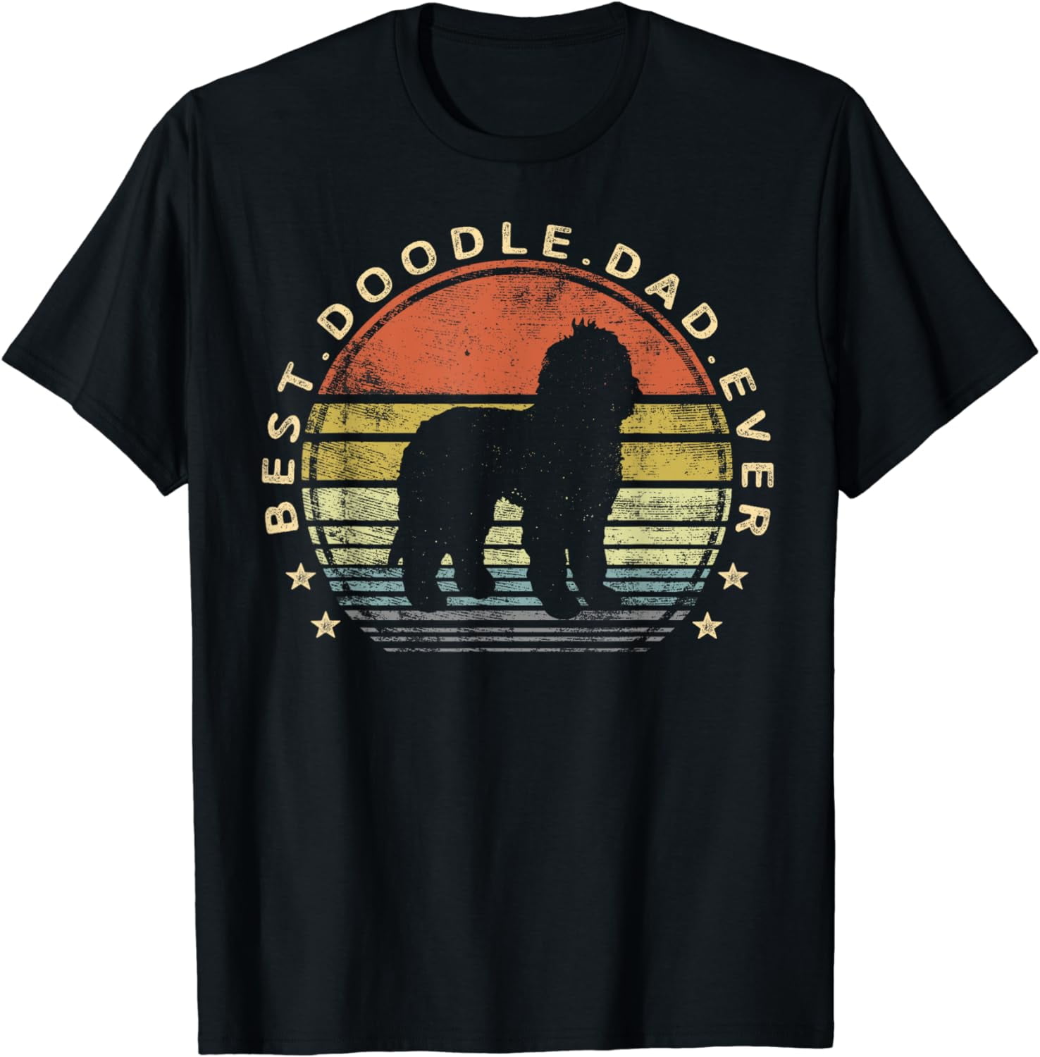 Best Doodle Dad - Dog Lover Owner Labradoodle GoldenDoodle T-Shirt ...