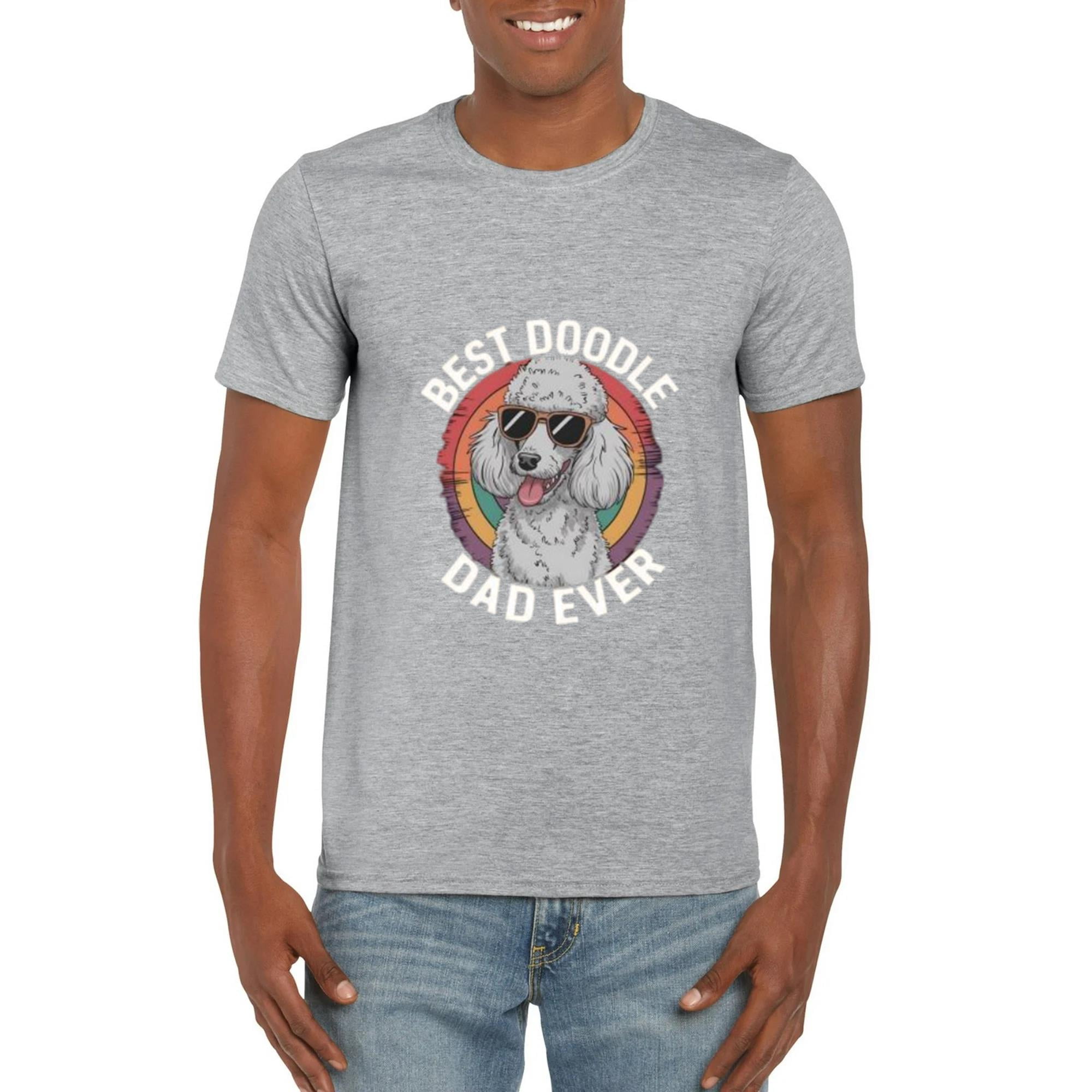Best Doodle Dad Ever Pet Owner Labradoodle Goldendoodle T-Shirt, for ...
