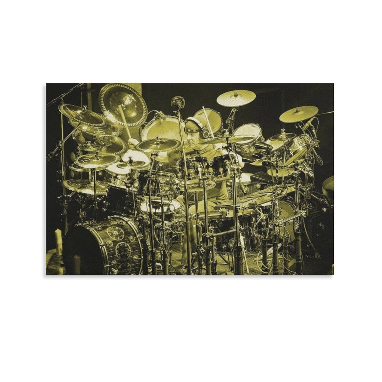 Best Drummer Neil Peart Poster Painting On Canvas Wall Art Poster ...