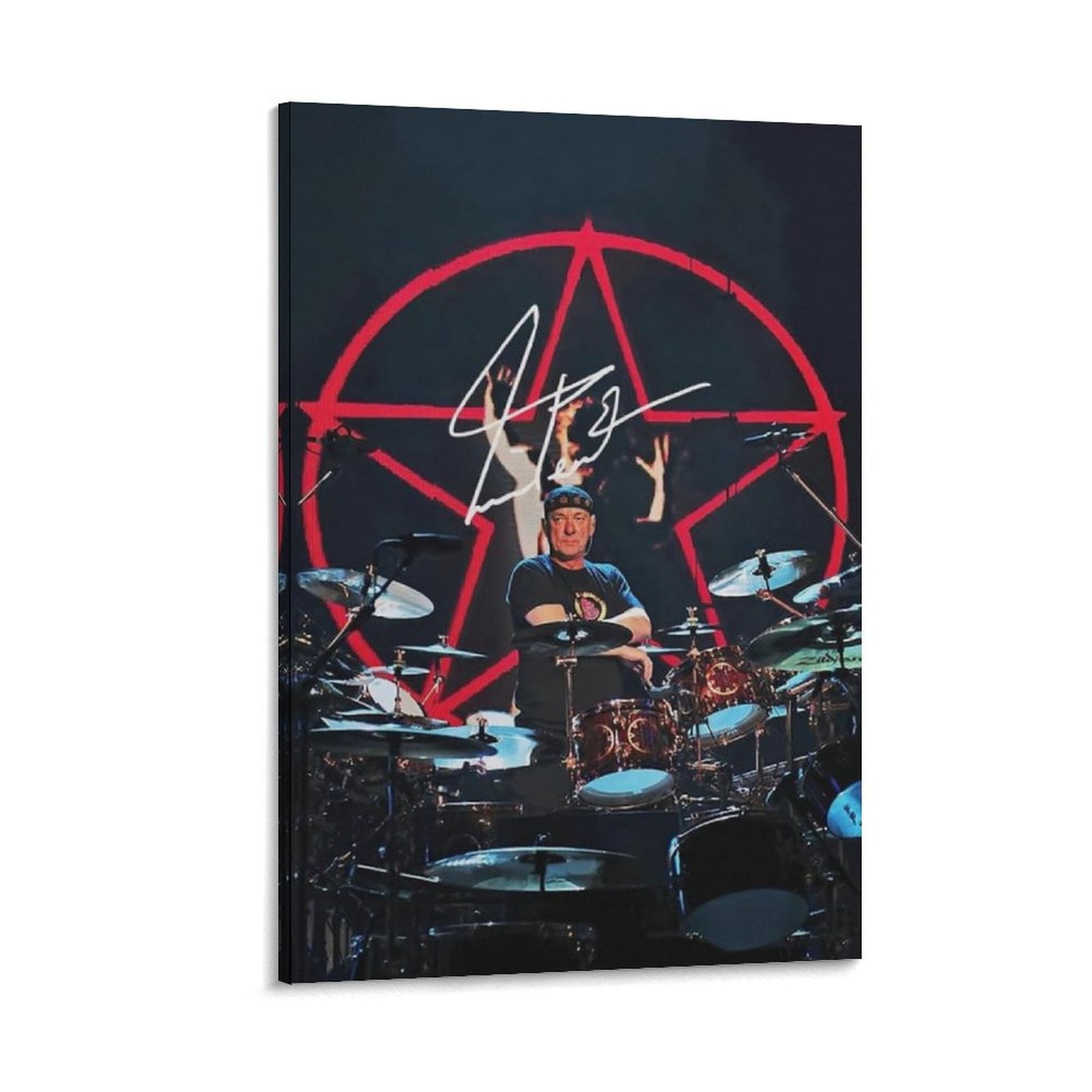 Best Drummer Neil Peart Stick Toss Posters 2 Print Photo Art Painting ...