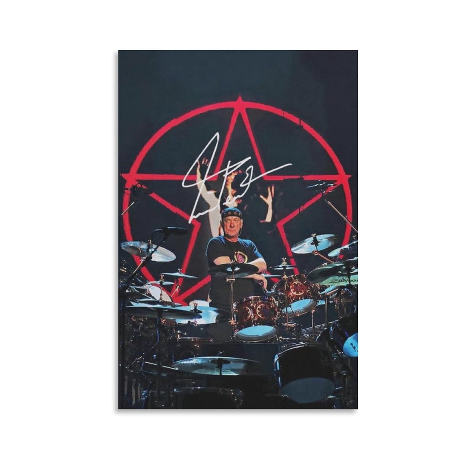 Best Drummer Neil Peart Stick Toss Posters 2 Room Aesthetic Poster ...