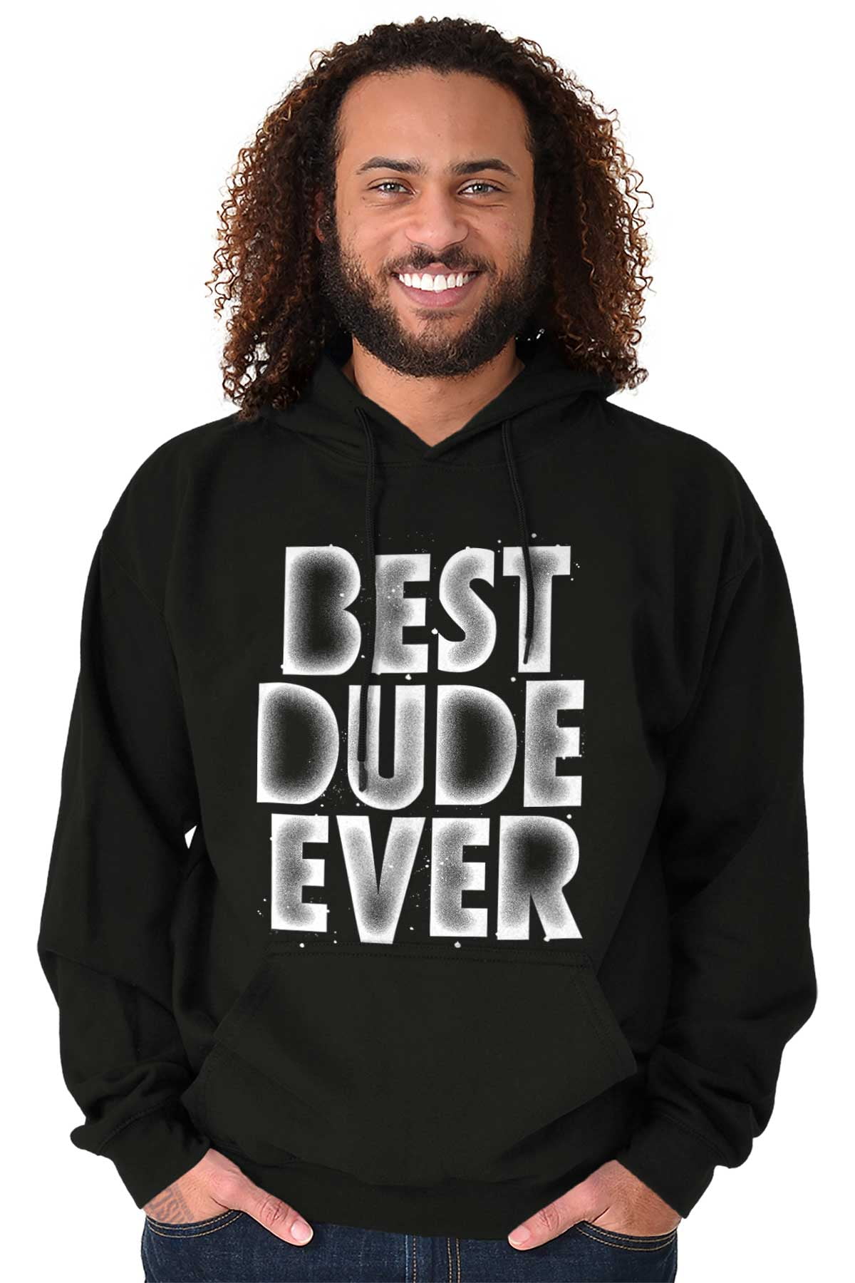 Best Dude Ever BFF Friendship Friend Hoodie Hooded Sweatshirt Men ...