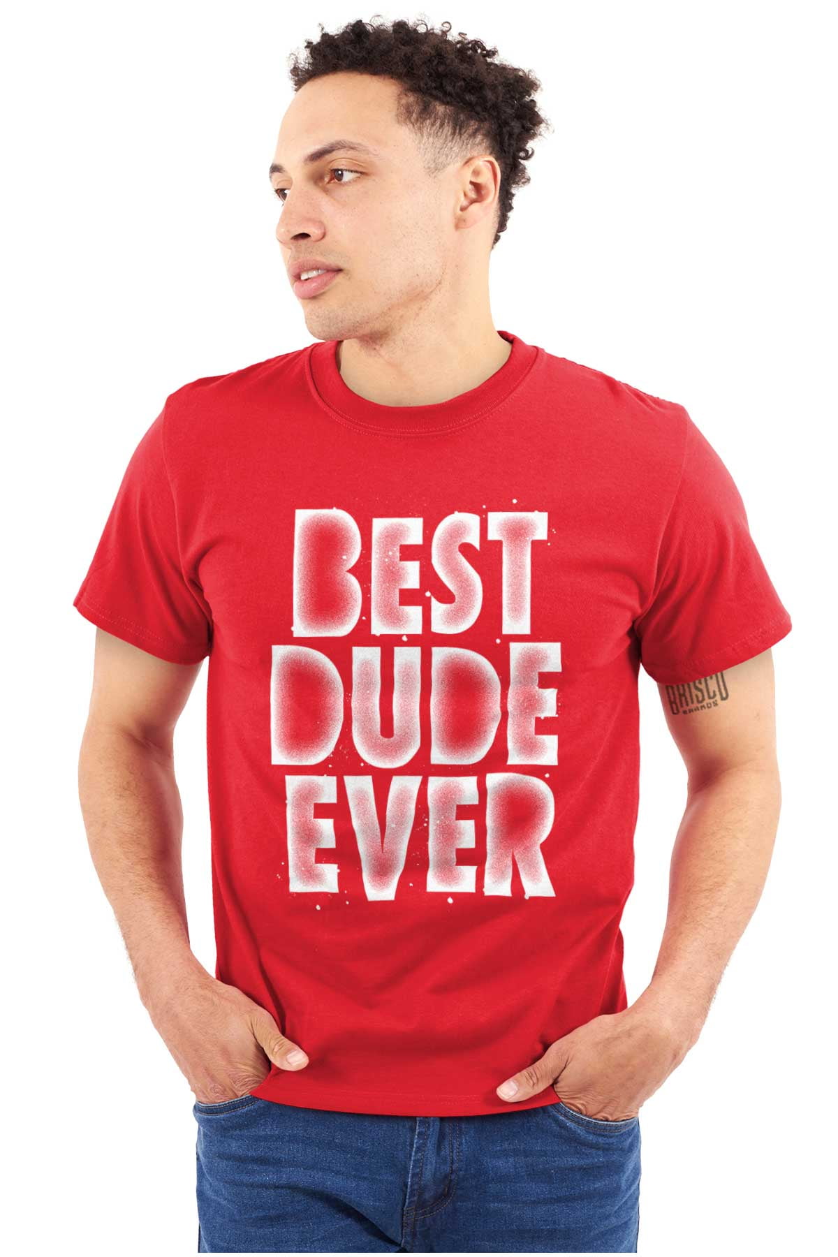 Best Dude Ever BFF Friendship Friend Men Big & Tall Graphic Tee Brisco ...